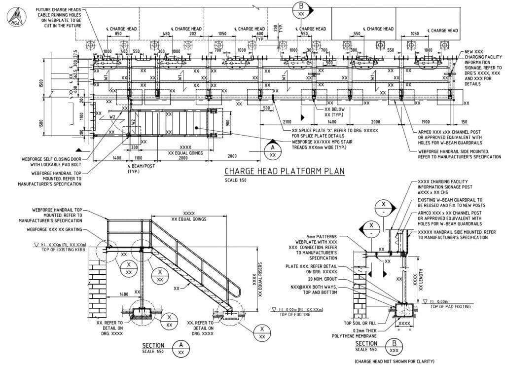 Drafting Services for EV Charging Stations - Cadonia